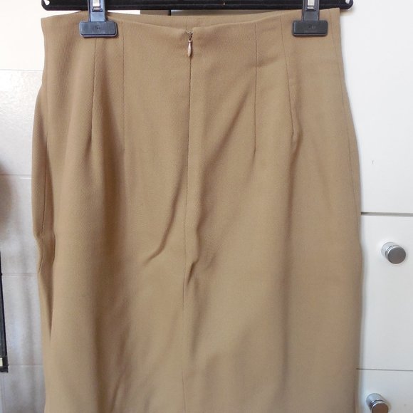 Ann Taylor | Skirts | Ann Taylor Camel Colored Skirt Size 8 0 Wool ...